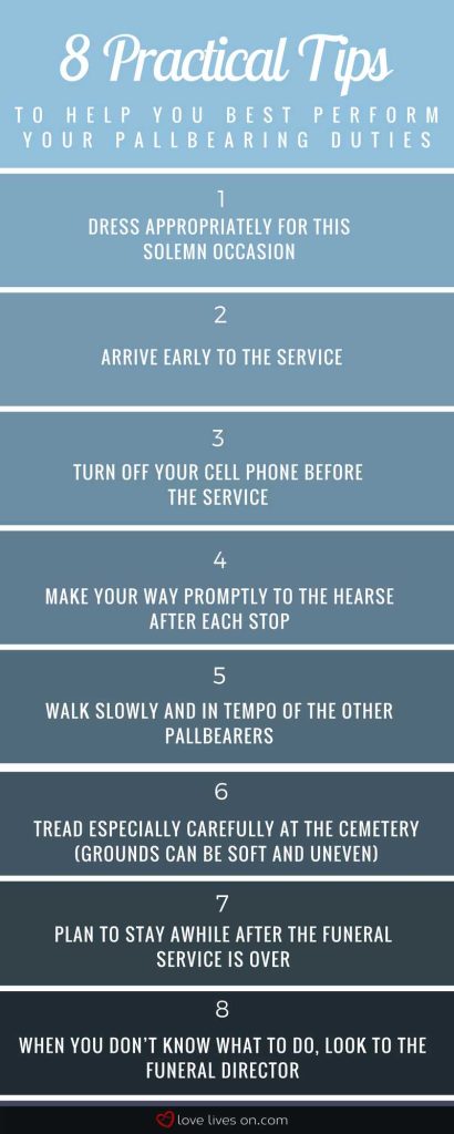 10+ Best Tips for Pallbearers | Love Lives On