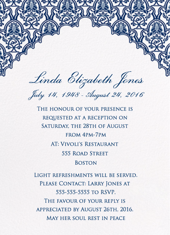 Example-1-Sample-3-Funeral-Reception-Invitation-small | Love Lives On