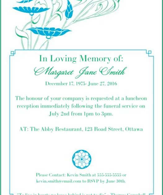 Example-2-Funeral-Reception-Invitation-526×630 | Love Lives On