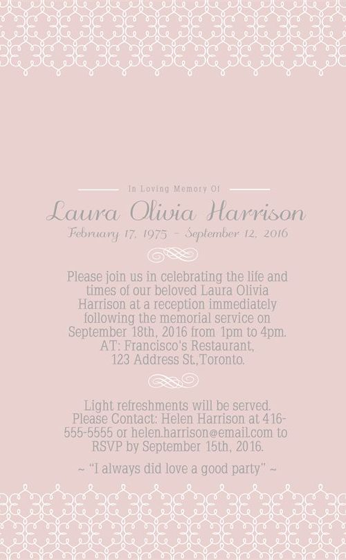 Example-3-Funeral-Reception-Invitation-500×810 | Love Lives On