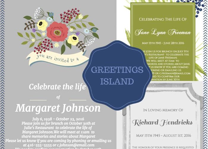 Funeral-Reception-Invitation-Greetings-Island-1-700×500 | Love Lives On