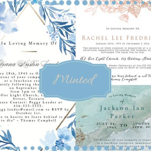 Funeral-Reception-Invitation-Minted-500×500 | Love Lives On