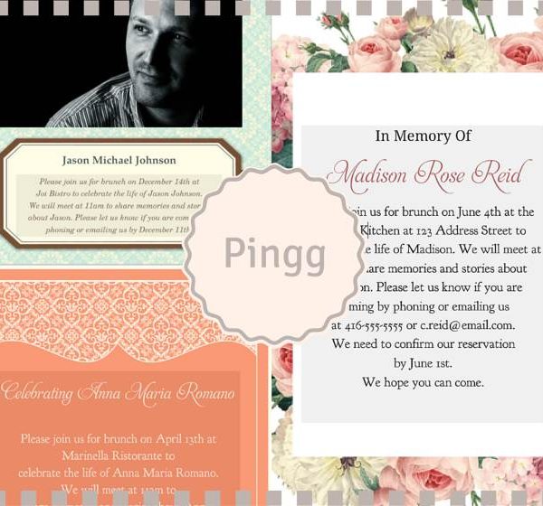 Funeral-Reception-Invitation-Pingg-600×560 | Love Lives On