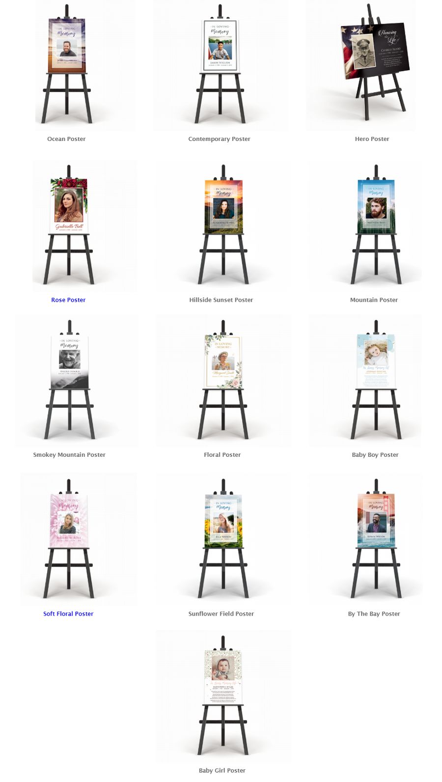 Memorial Posters | Love Lives On